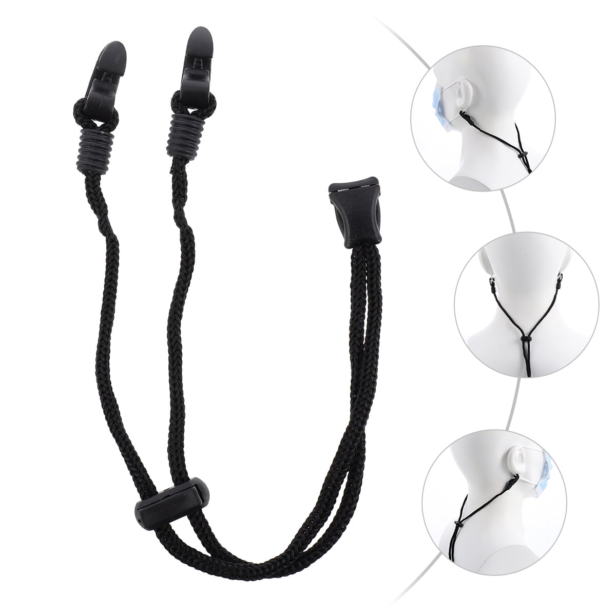 Click here for Lifkome Adjustable Mask Extend Strap 3pcs Black Br... prices