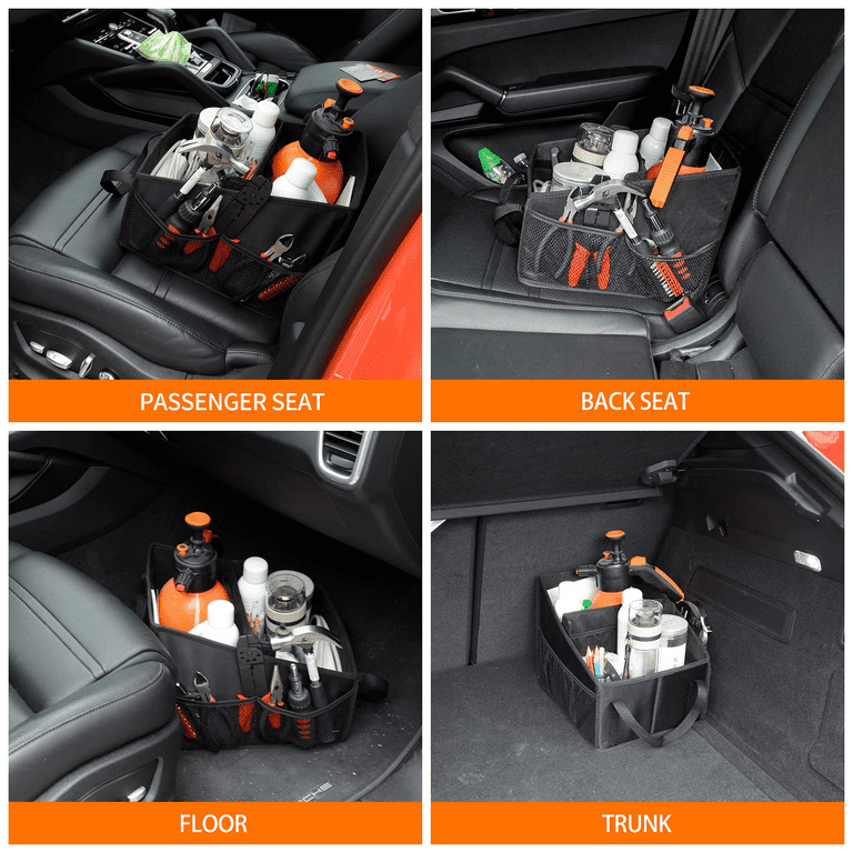 Back seat floor organizer store