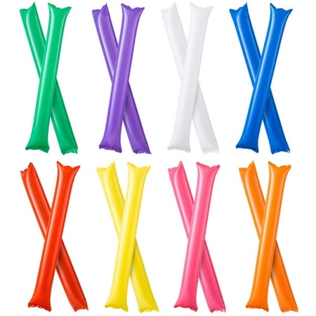 Thunder Sticks, Inflatable Noisemakers Bam Bam Cheer Sticks Blow Bar ...