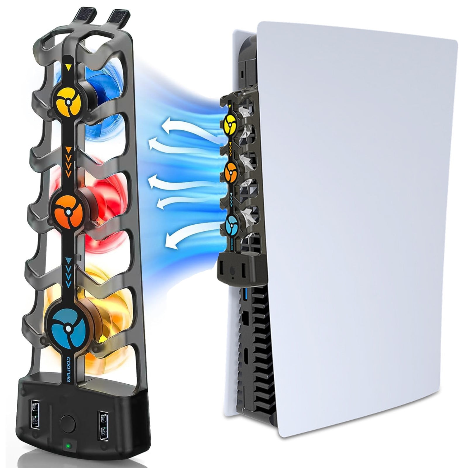 Click here for Aaronmei Cooling Fan For Ps5 With 3 Adjustable Spe... prices