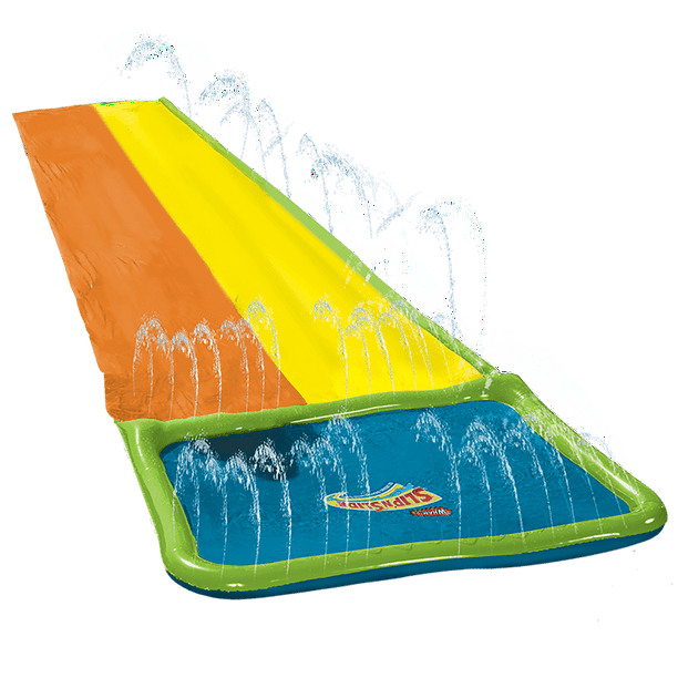 Wham-O 64320 Slip 'N Slide Hydroplane Double XL Dual Lane 15 Foot Water ...