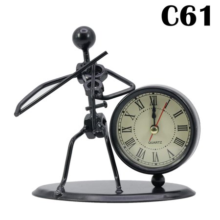 Creative Wrought Iron Musical Instrument Villain Clock | Walmart Canada
