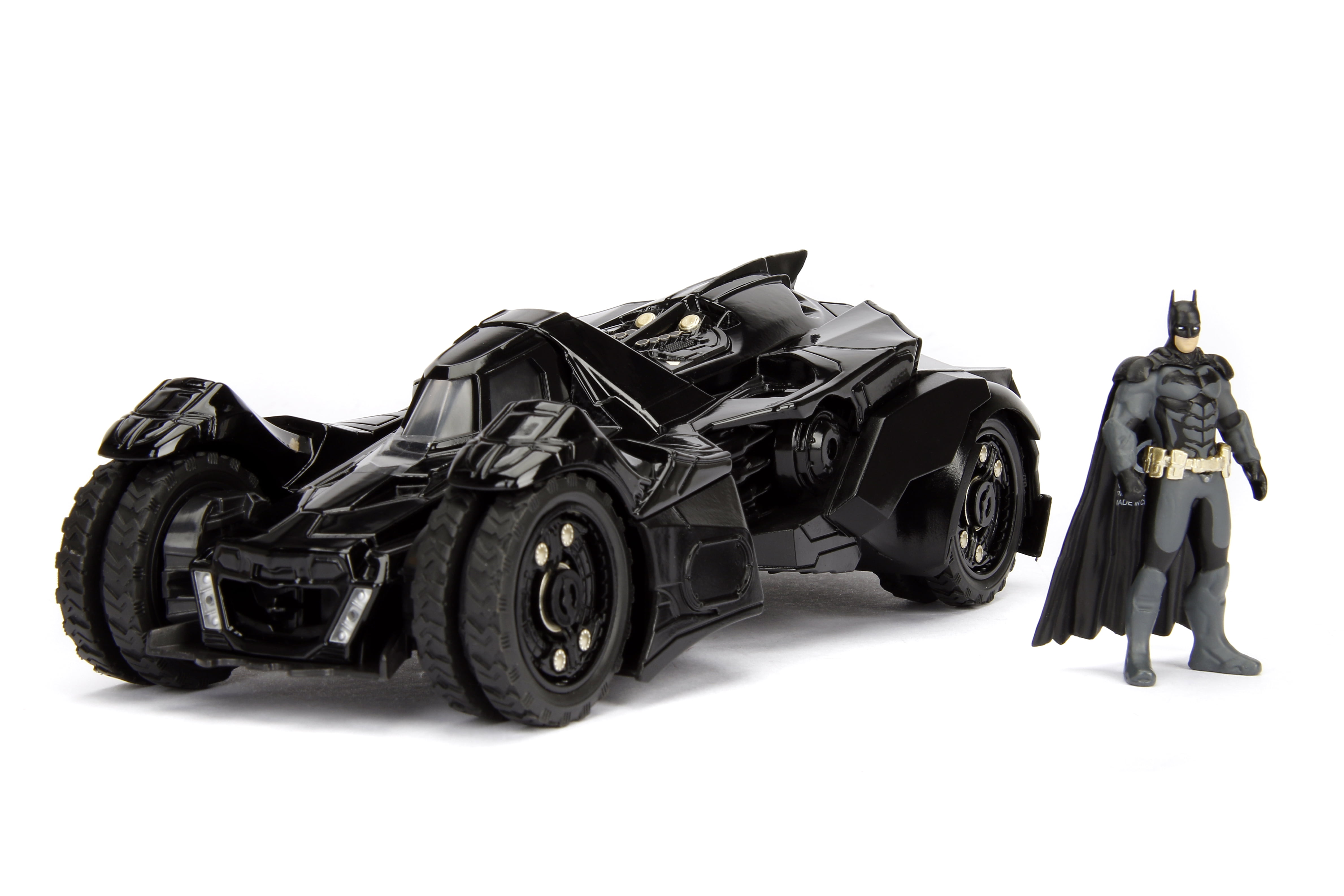 HOLLYWOOD RIDES 1:24 BATMAN ARKHAM KNIGHT BATMOBILE WITH FIGURE BY JADA ...