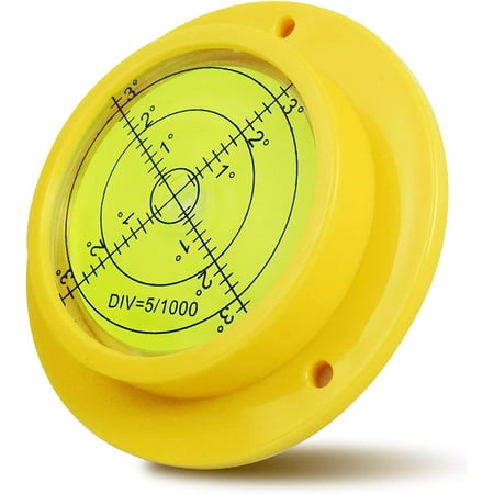 Large Circular Bubble Level, 90x17mm High Precision Circular Level with ...