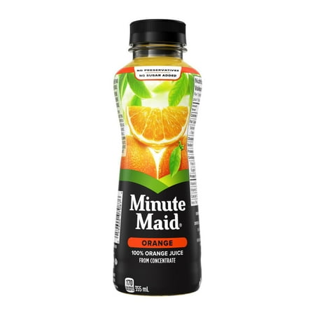 Minute Maid Orange Juice Bottles, 355 mL, 12 Pack - Walmart.ca