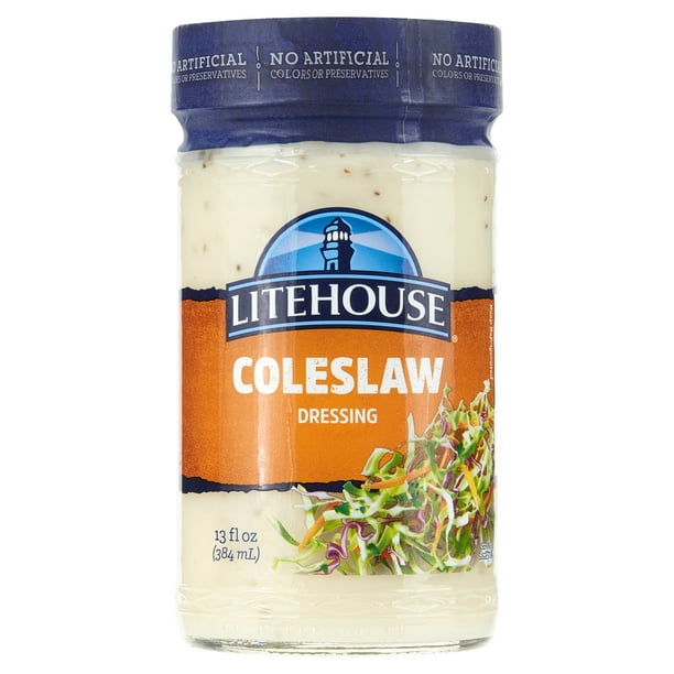 Litehouse Creamy Coleslaw Refrigerated Salad Dressing, 13 Fluid oz ...