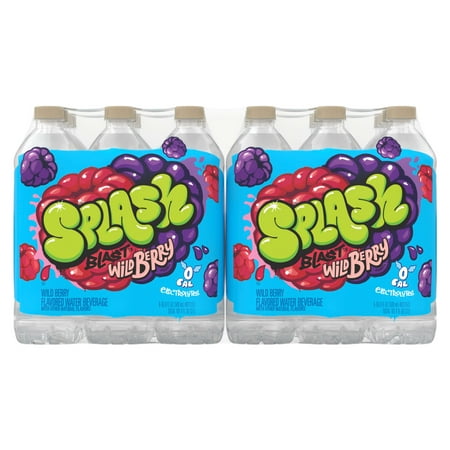 Splash Refresher Wild Berry Water Beverage - 24pk/0.5L Bottles – BrickSeek
