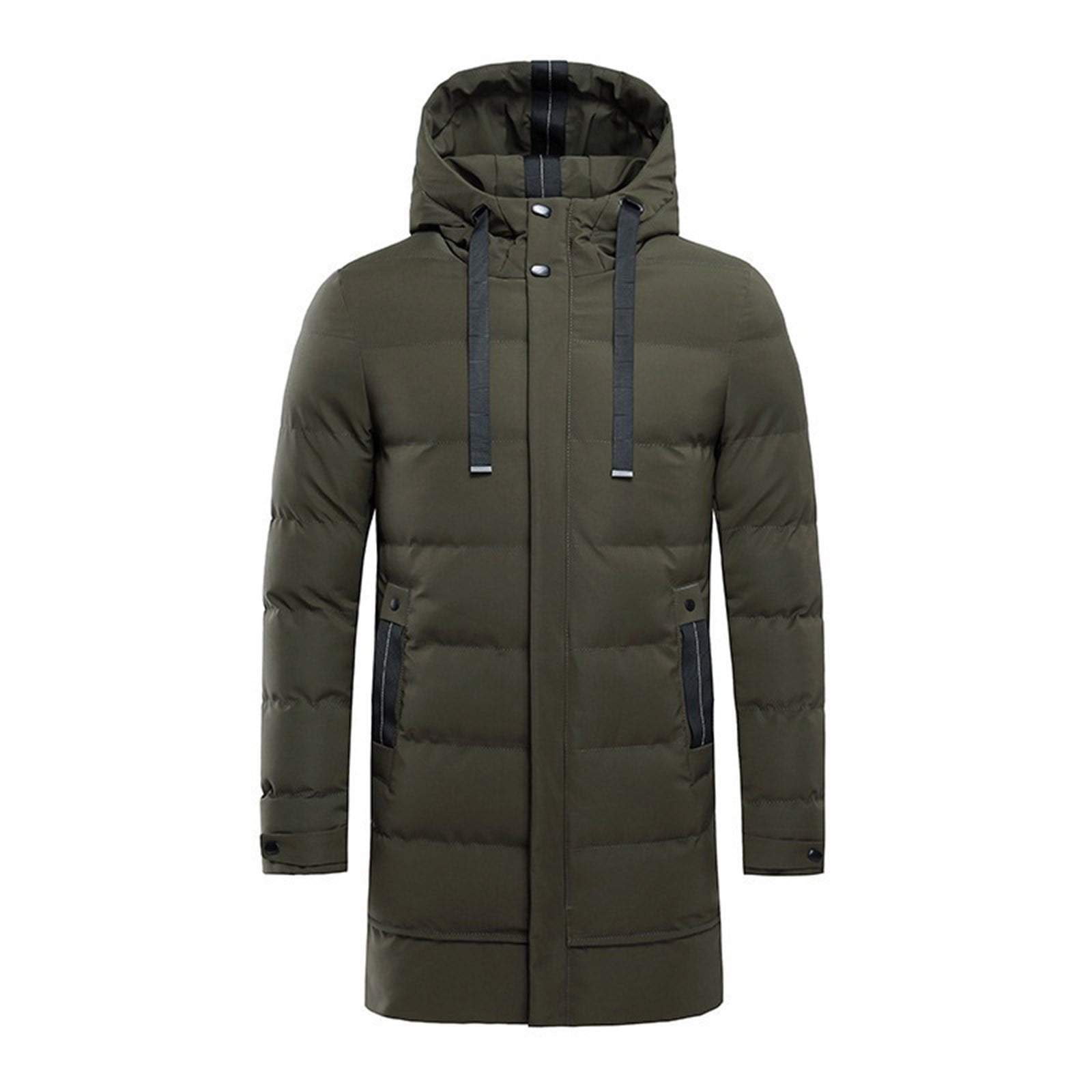 Click here for Zfhfof Mens Winter Puffer Jacket Thickened Hooded... prices