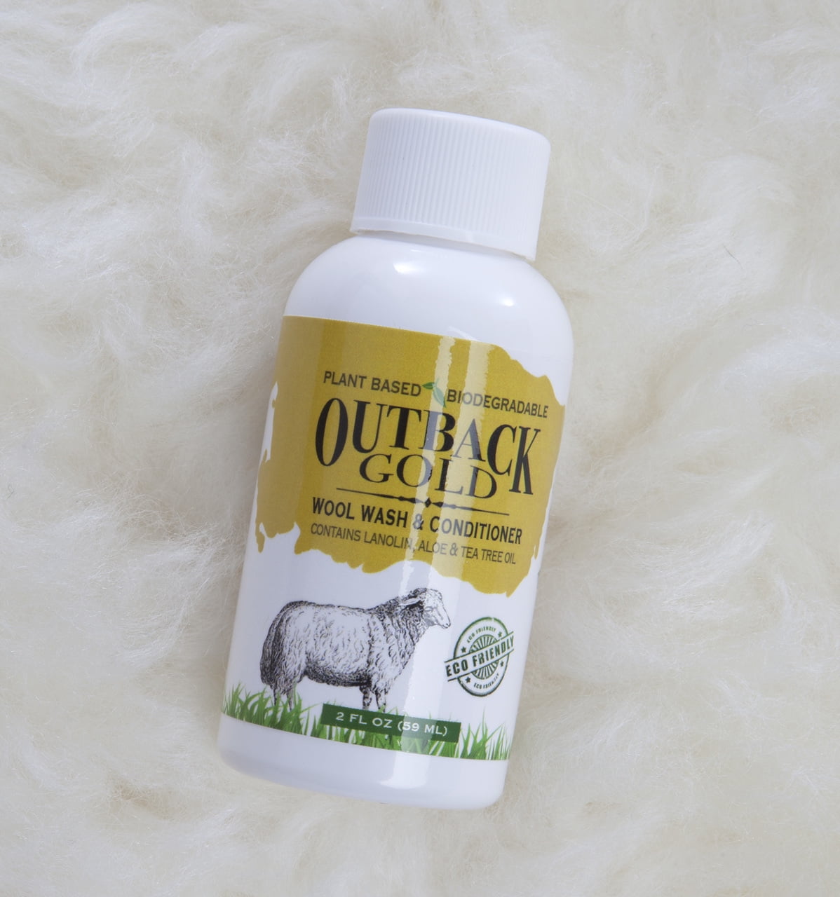 Buy Outback Gold, Wool Wash, 2 OZ Sample Size, Plant Based Mild Liquid ...