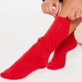 Red Slouch Socks Size: Adult Medium (Shoe Sizes 5-10) - Walmart.com