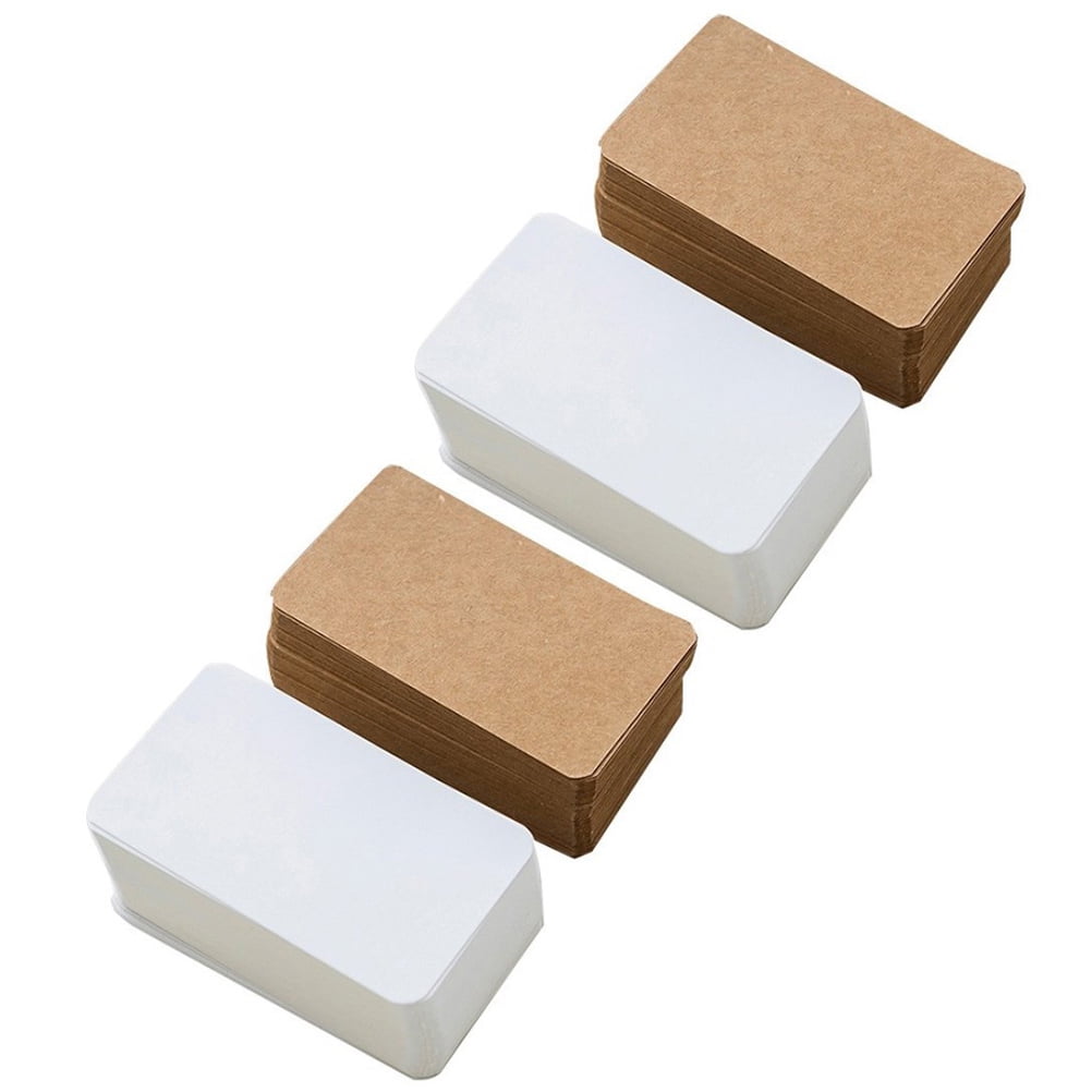 4 paquetes Tarjetas de índice en blanco tarjetas de visita en blanco ...