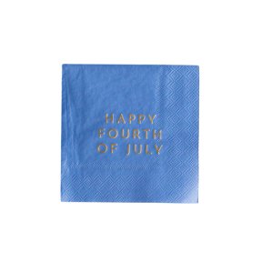 Creative Converting Patriotic Parade Napkins, 6.5", Red, White and Blue ...