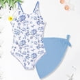 Swimsuits for Girls One Piece 13-14 Years, High Waist Floral Print Two ...
