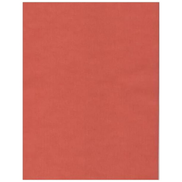 JAM Paper Translucent Vellum Paper, 8 1/2 x 11, 30lb Terracotta Red ...