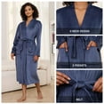 Womens Plush Soft Robe, PUTUO Robes for Women, Luxury Lightweight Fuzzy ...