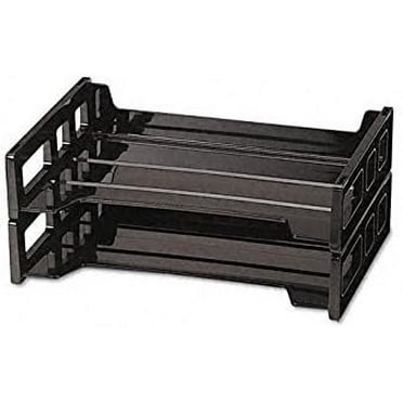 Officemate Achieva Stackable Side Load Letter Tray, Recycled Plastic ...
