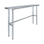Global Industrial Workbench Top, Stainless Steel Square Edge, 72"W x 36 ...