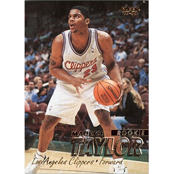1997-98 Fleer #331 Maurice Taylor RC NBA Basketball Trading Card ...