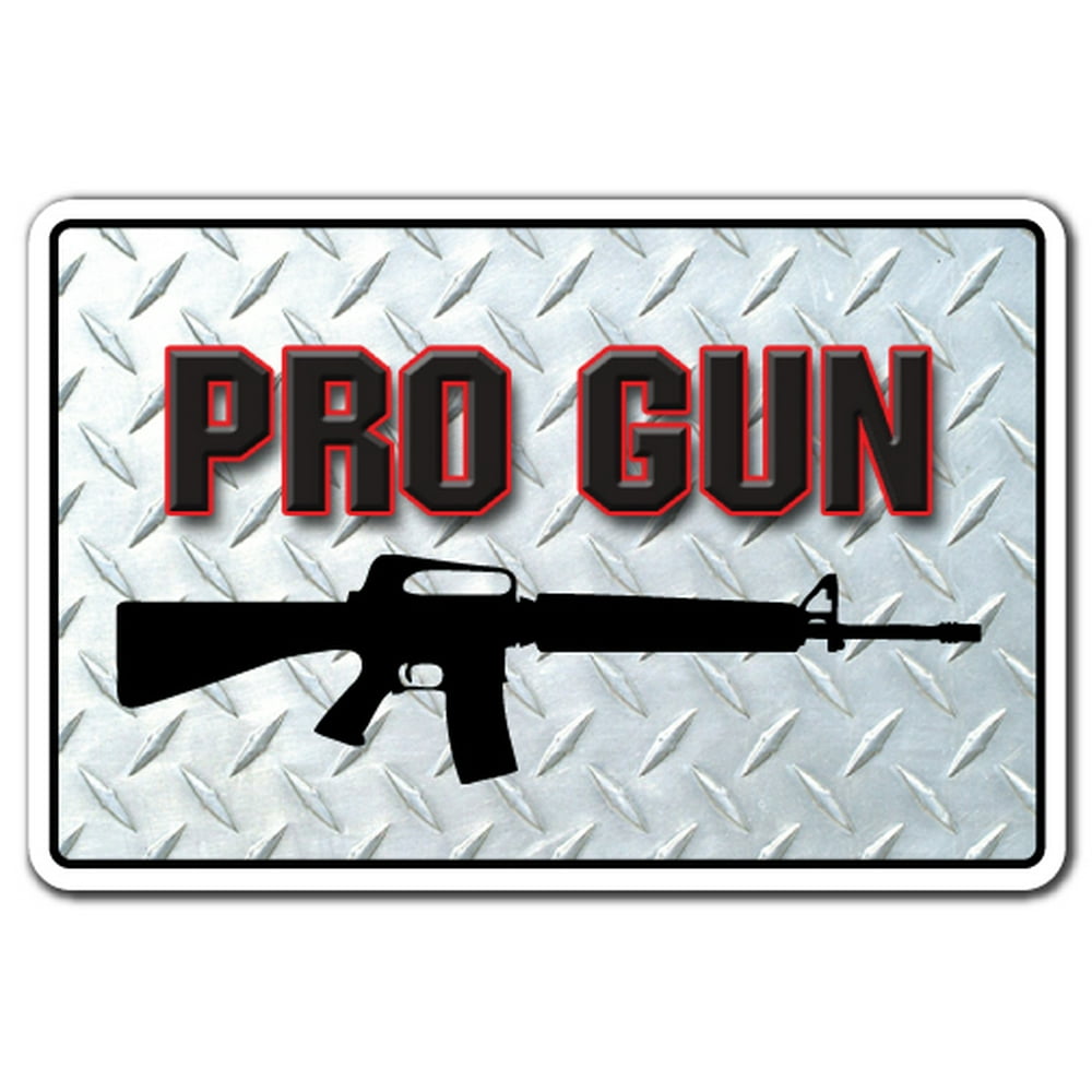 PRO GUN Sign shooting range shotgun ammunition ammo weapon | Indoor ...