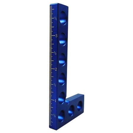90 Degree Measuring Tool Aluminium Alloy L Type Wear Right Angle Ruler ...