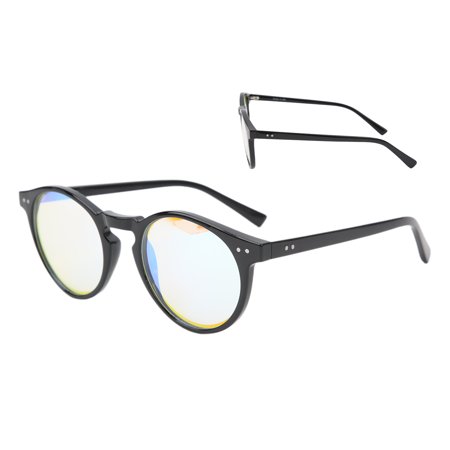 ESTINK Corrective Glasses,Color Blind Glasses Round Frame Red/Green ...