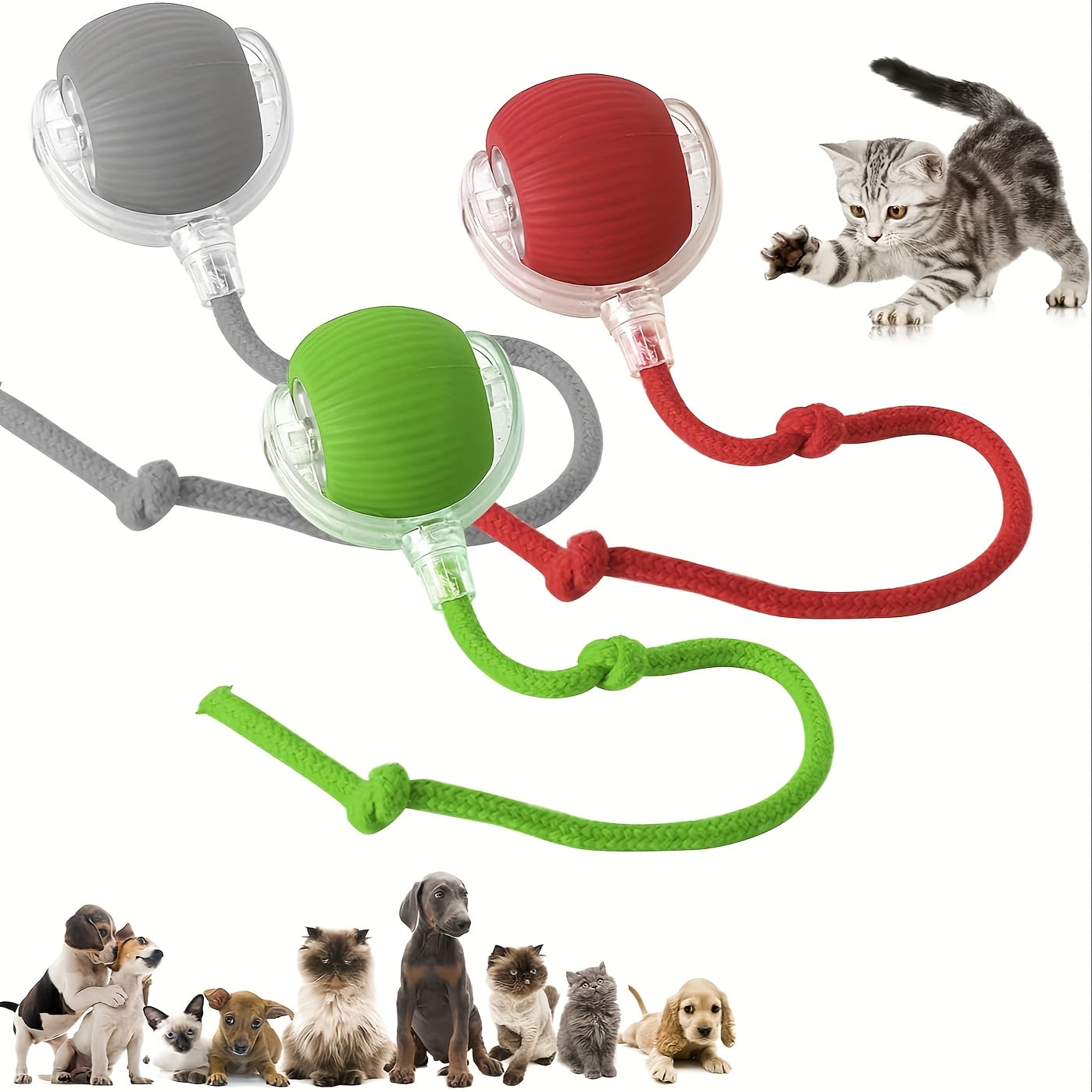 Click here for Eimeli [interactive Pet Balls] 3pcs Set Of Fully A... prices