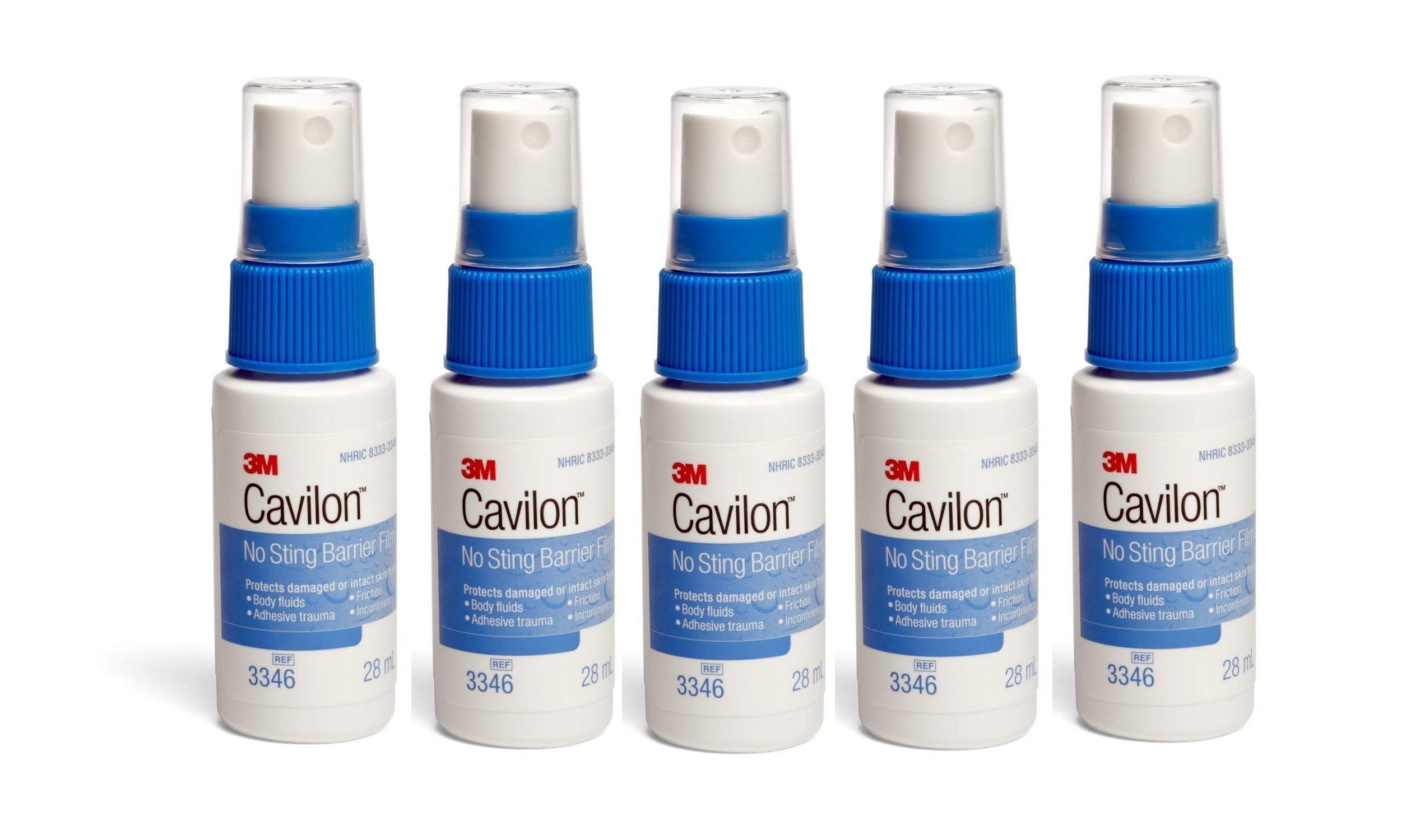 5-Pack 3M Cavilon 3346 No Sting Barrier Film, 28 ml. Spray (Set of 5 ...