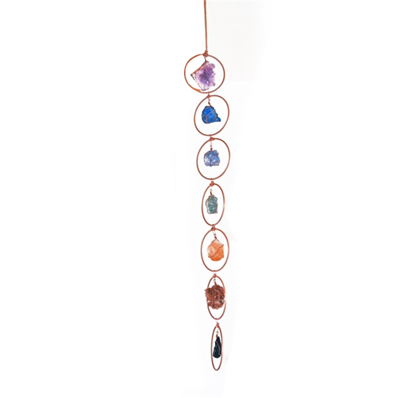 7 Chakra Stones Wall Art Crystal Decor Raw Healing Crystal Chakra ...