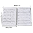 Music Sheet Folder, 20 Pages A4 Orchestra Song Organizer With Note ...