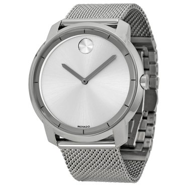 Movado Men's Bold Mid-Sized Analog Leather 41mm Watch 3600489 - Walmart.com