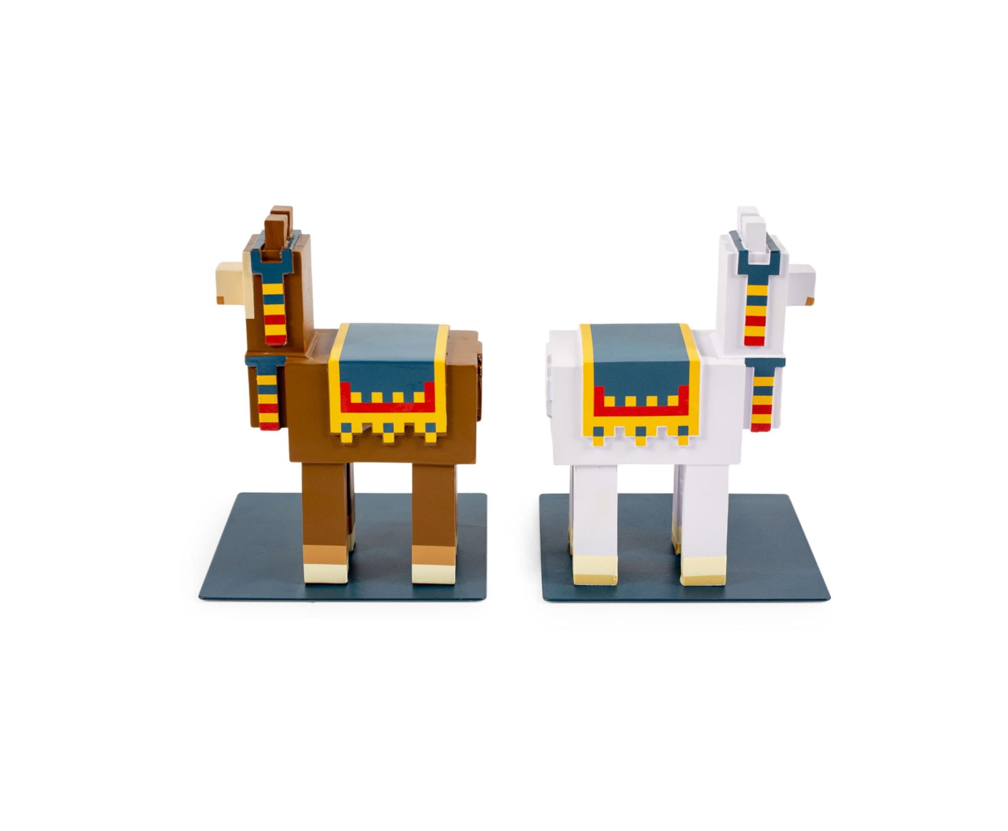 Minecraft 6-Inch Llama Bookends | Set of 2 - Walmart.com