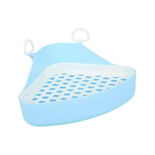 TISHITA Triangle Potty Trainer Toilet with Grid Pet Pan Tray Waste ...