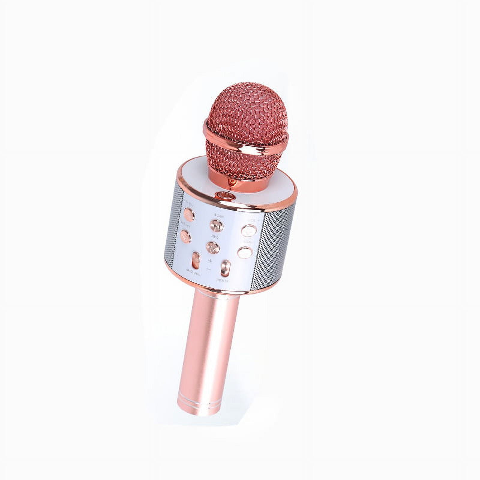 Micrófono para niños, micrófono inalámbrico Bluetooth Karaoke para ...