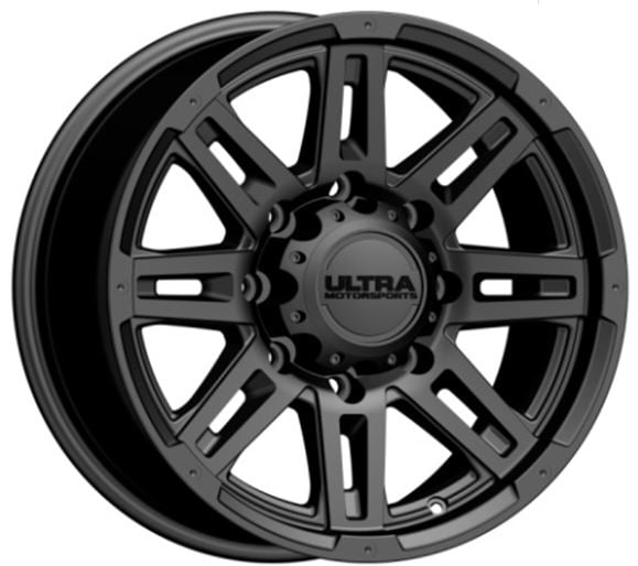 20" Black Machine 226 Wheel by Ultra Wheel 226-2983SB+18 - Walmart.com ...