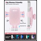 Humixx Bling Car Phone Holder [Military-Grade Stability] Car Vent Phone ...