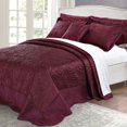Serenta Quilted Satin 4 Piece Quilt Set - Walmart.com
