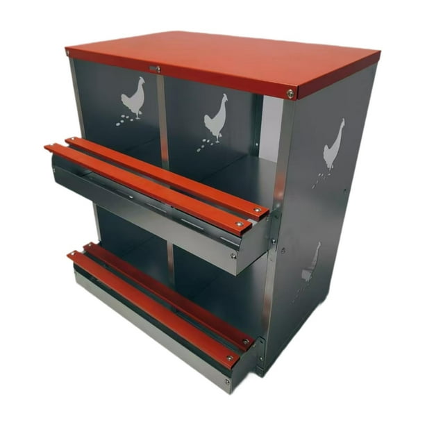 Esquirla Metal Egg Laying Box Hens Chicken Coop Box Chicken Laying ...