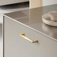 Brushed Gold Zinc Alloy Cabinet Handles - 12.6''(320mm) Hole Center ...