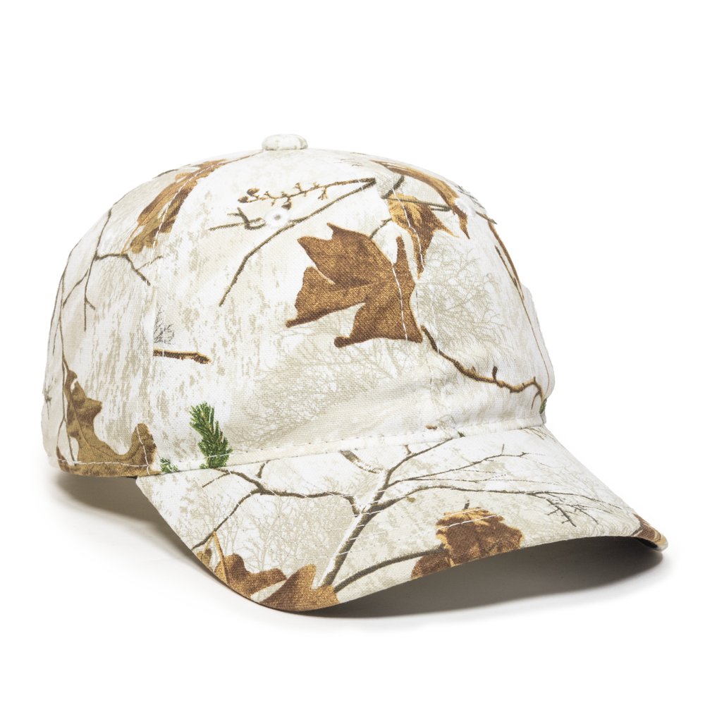 Realtree Hunting Unstructured Ladies Baseball Style Hat, Xtra Snow ...