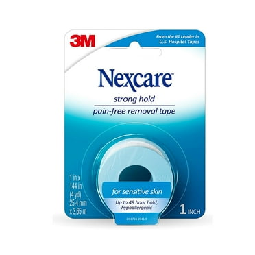 Nexcare Sensitive Skin Tape, First Aid, Gentle, Latex Free, Waterproof ...