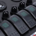 Riousery DC 12-24V 6 Gang Rocker Switch Panel Dual USB Charger ...