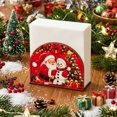 Agiufgs Christmas Tree Napkin Holder, Wooden Vertical Napkin Holder ...