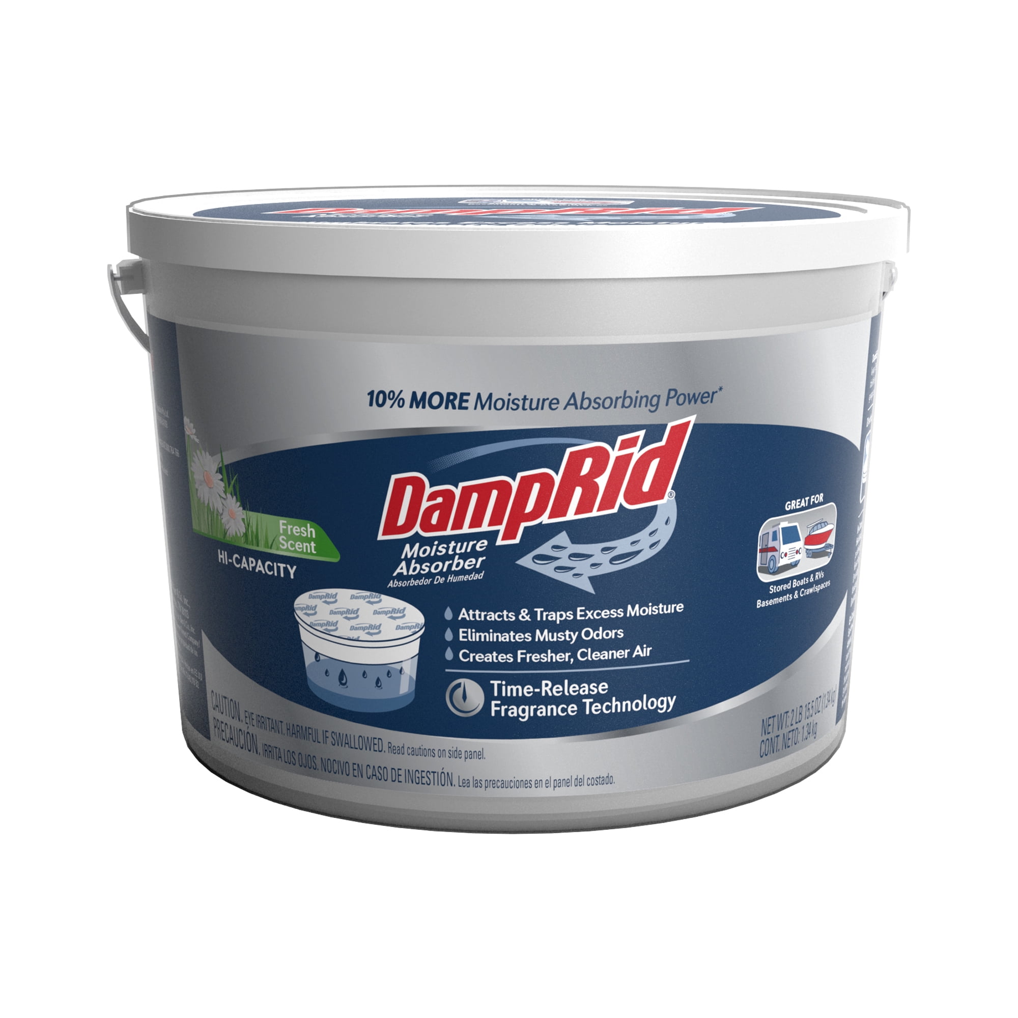 DampRid Hi-Capacity Moisture Absorber – Fresh Scent – 2LB 15.5OZ ...