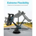 woleyi Telescopic Car Tablet Holder Phone Mount Suction Cup Mount With ...