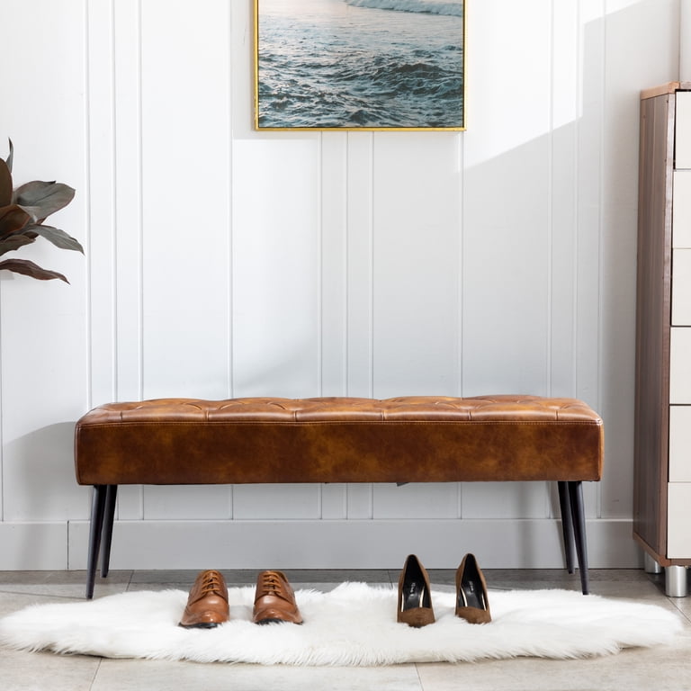 Indoor Leather Benches