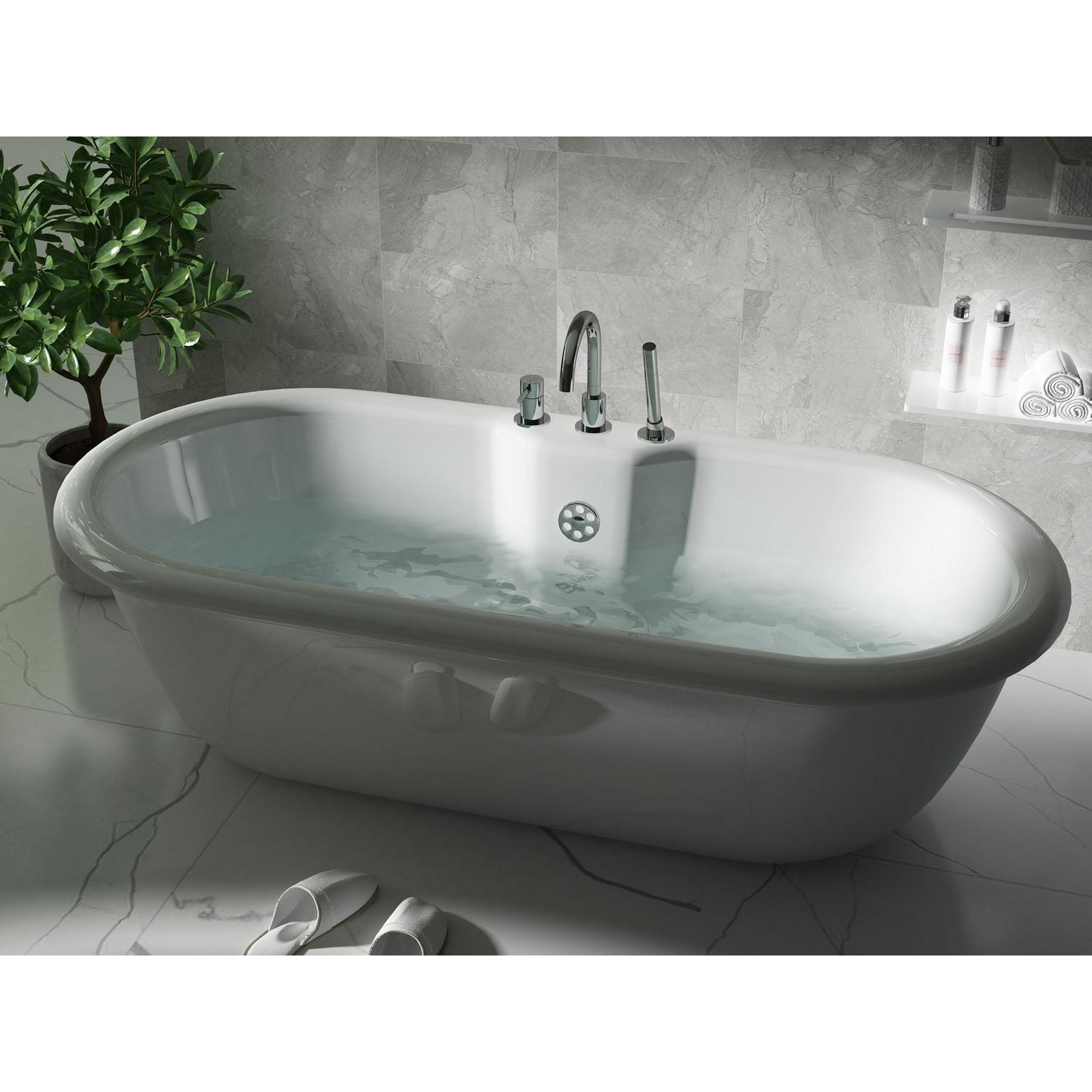 Click here for A & e Bath And Shower Oxford Chrome Brass Deck Mou... prices