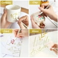 Lineon, Metallic Marker Pens, 18 Pack, 16 Vivid Colors with 2 Stencils ...