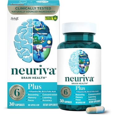 Neuriva Ultra Brain Health Supplement, 60ct Memory Learning Function ...