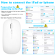 Bluetooth Rechargeable Mouse for HP Stream Laptop Bluetooth Wireless ...
