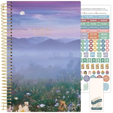 bloom daily planners Undated Soft Cover Planner, 5.5" x 8.25", Be Kind ...